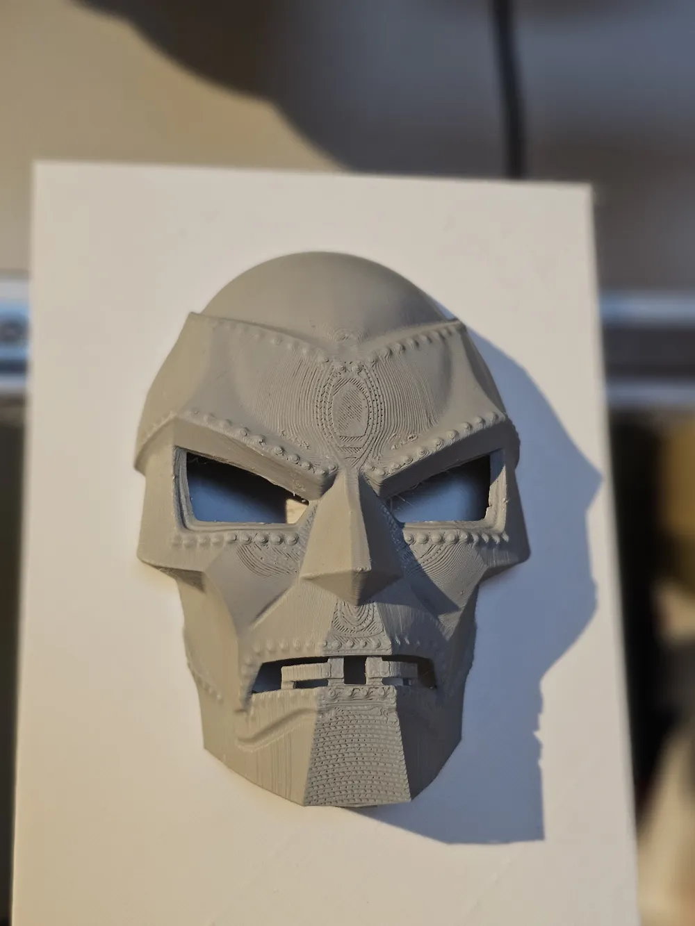 Doctor Doom 3D Wall Art – The Iconic Mask of Doom by Decibel - MakerWorld