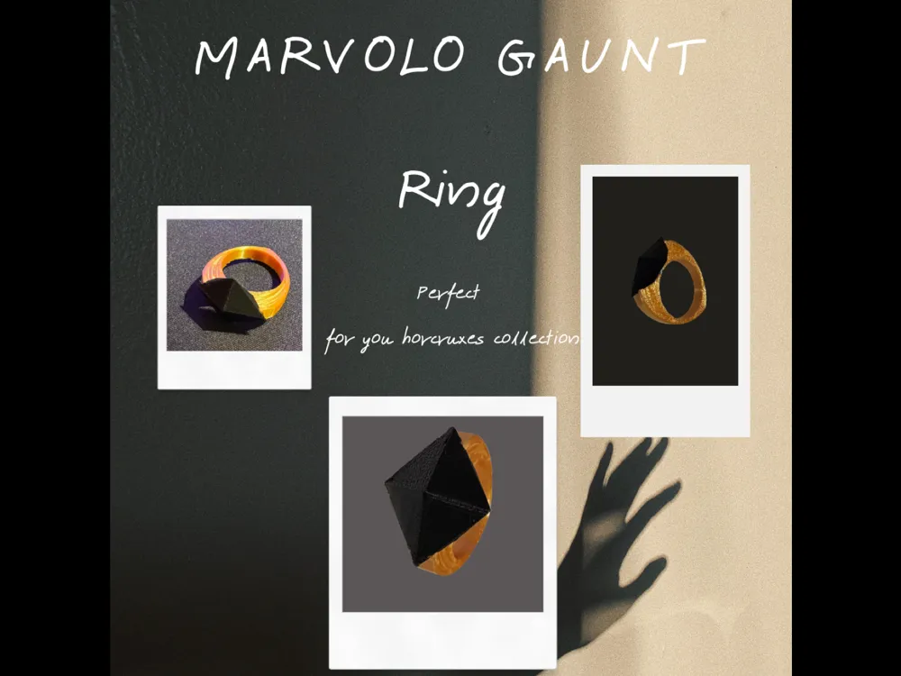 Marvolo Gaunt Ring (Horcruxe From Harry Potter by Eyleck. MakerWorld ...