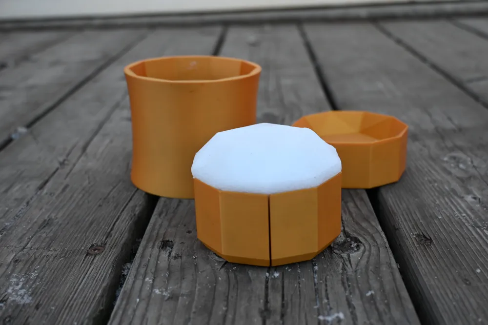 Diamond Snowball Press - Free 3D Print Model - MakerWorld