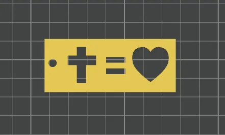 cross equals heart by Dorione 3D MakerWorld: Download Free 3D Models