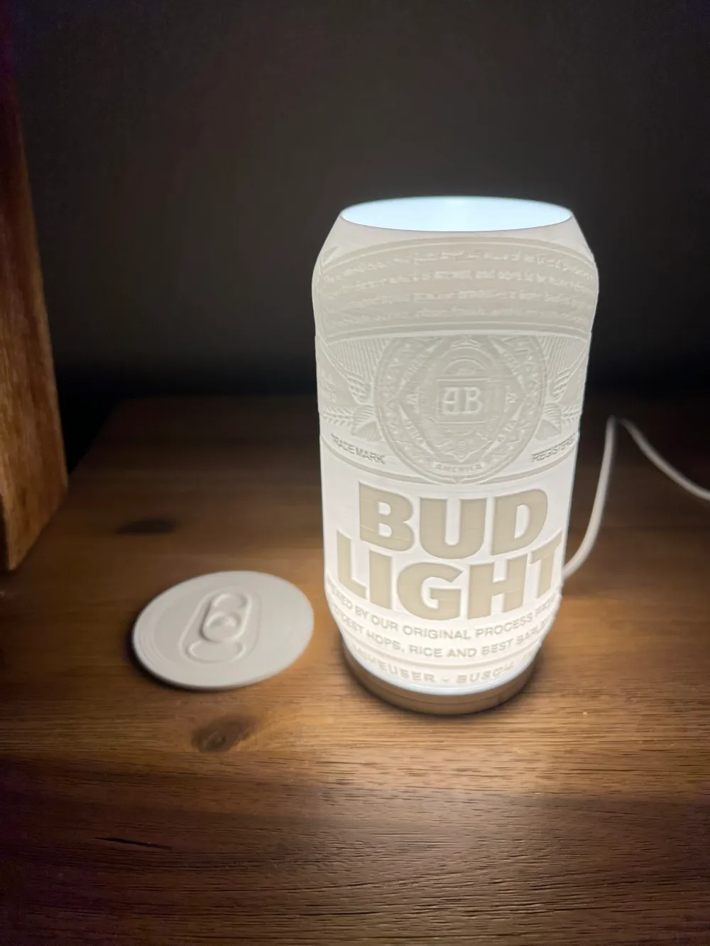 Bud Light Can (Tea Light & Lamp Kit compatible) - Free 3D Print Model ...