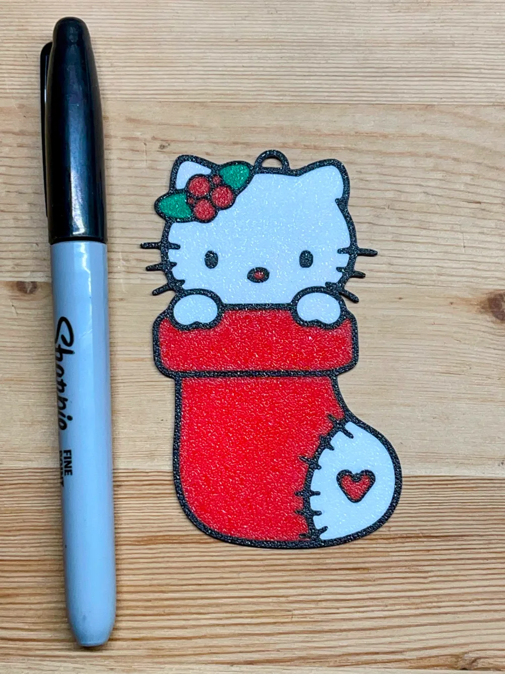 Hello Kitty Stocking Christmas Ornament by Fang Sterling MakerWorld ...