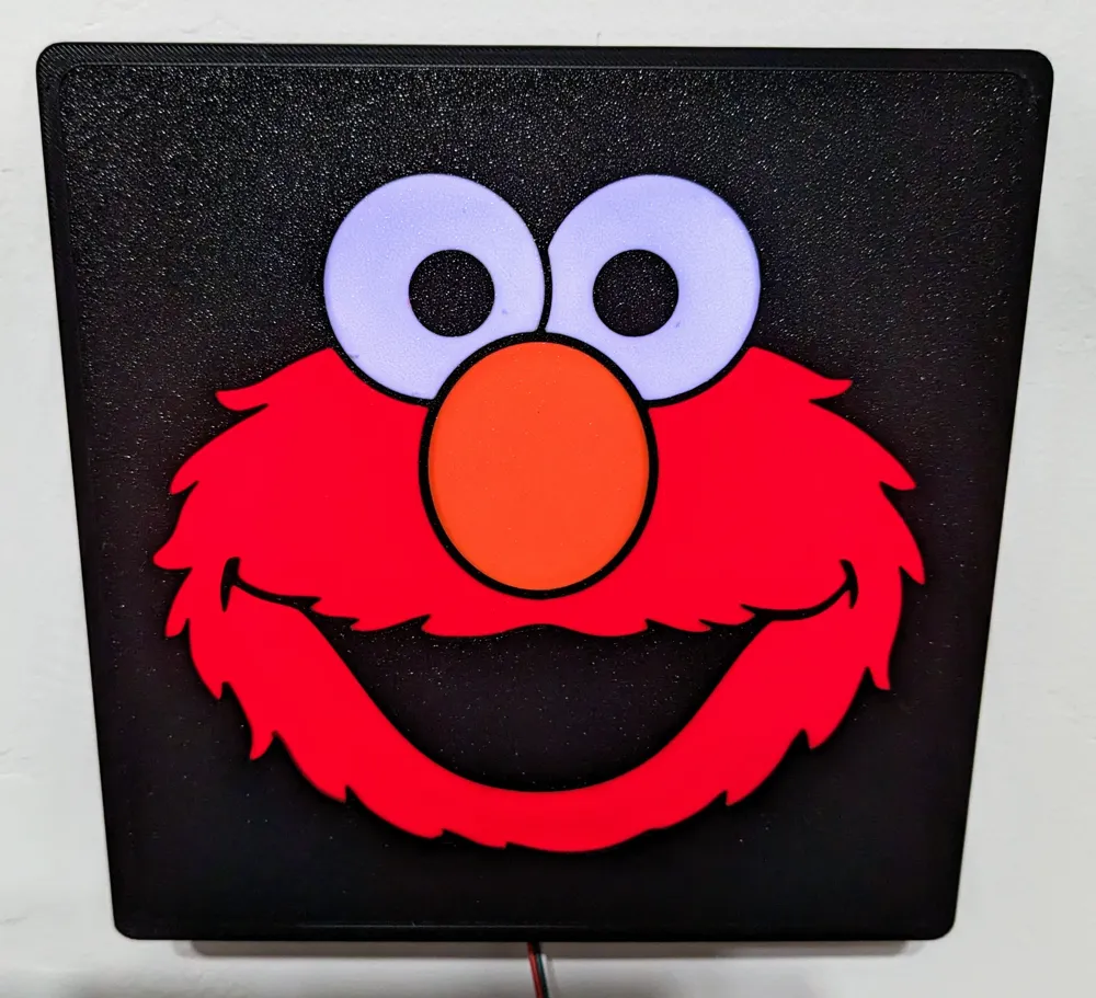 Elmo Box Lamp Lens (Light Box) Remixed by Cory Isakson - MakerWorld