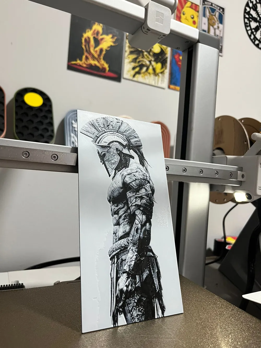 Warrior Hueforge ( 2 Colors Only ) by Kitus3D MakerWorld: Download Free ...