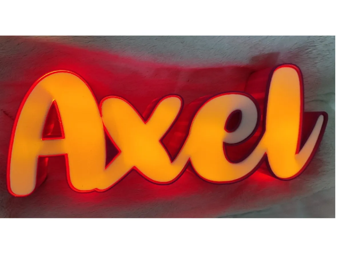 3D Printed LED Names - Free 3D Print Model - MakerWorld
