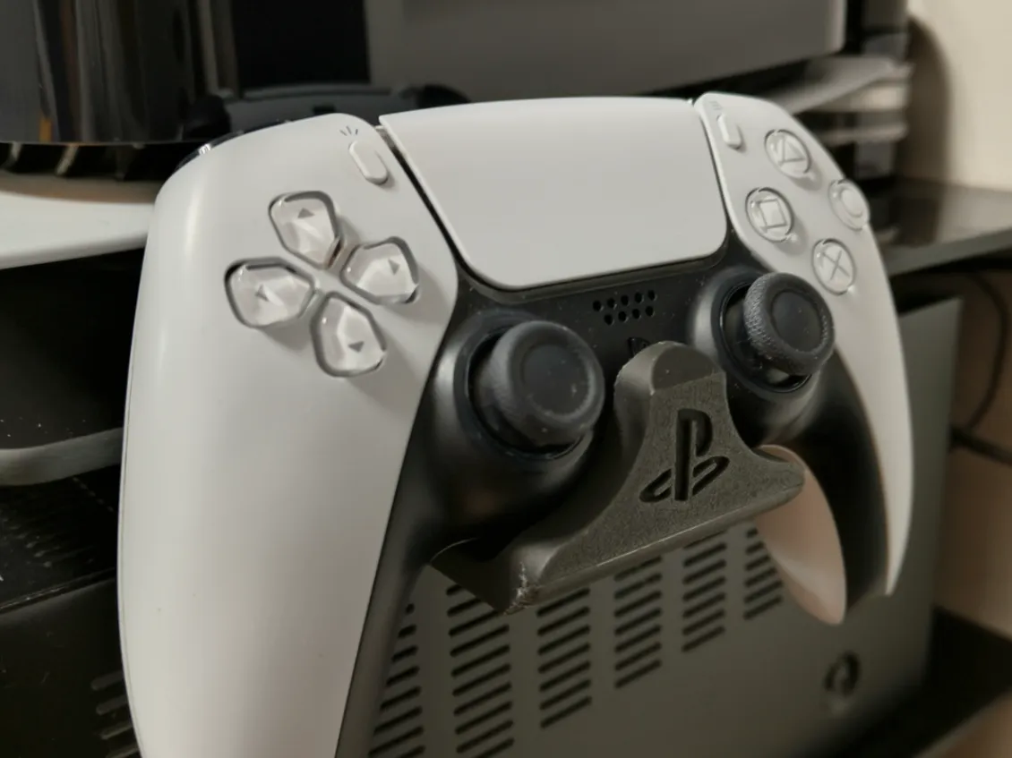 PS5 controller Dualsense stand for glass tables - Free 3D Print Model ...