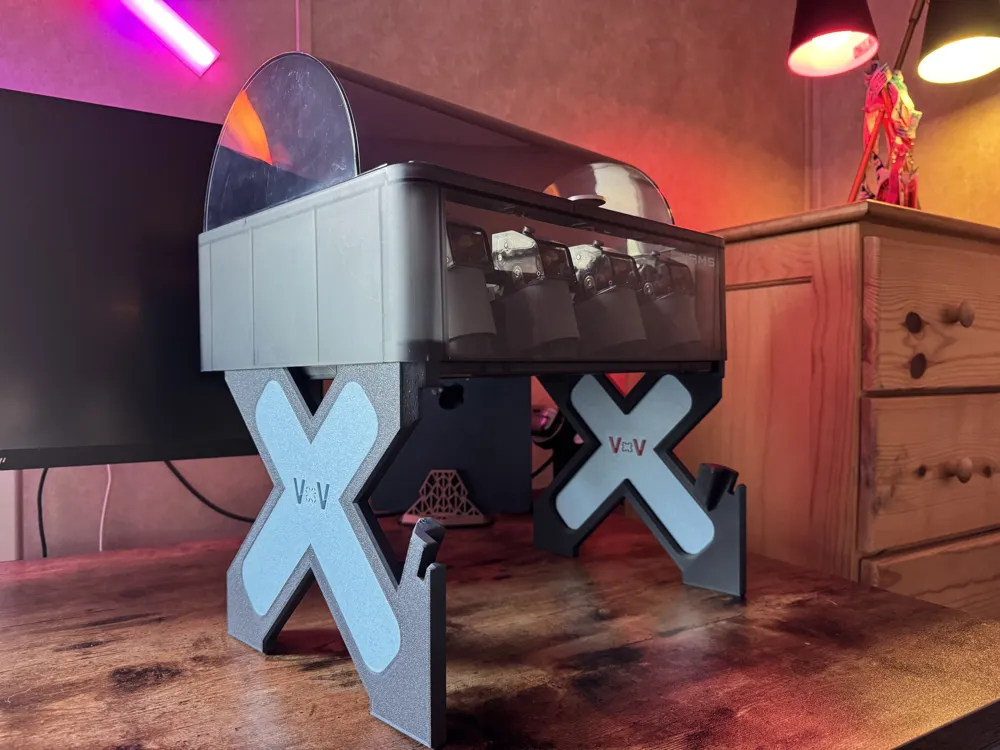 Minimal AMS Slant Stacker (for AMS 1 & AMS 2 Pro) - Free 3D Print Model ...