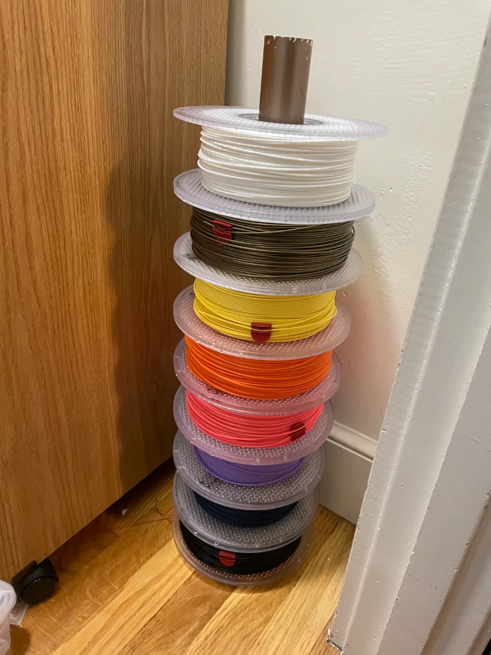 Upright Bambu Filament Stand by ItsNico - MakerWorld