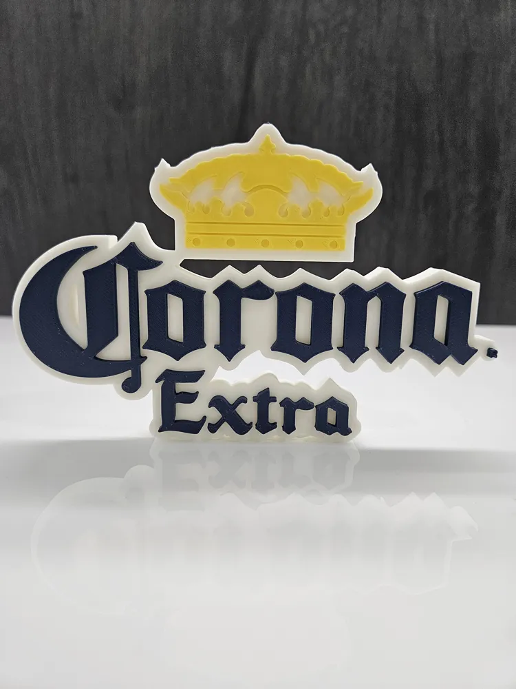 Corona Extra Logo by DimensionX3D MakerWorld: Download Free 3D Models