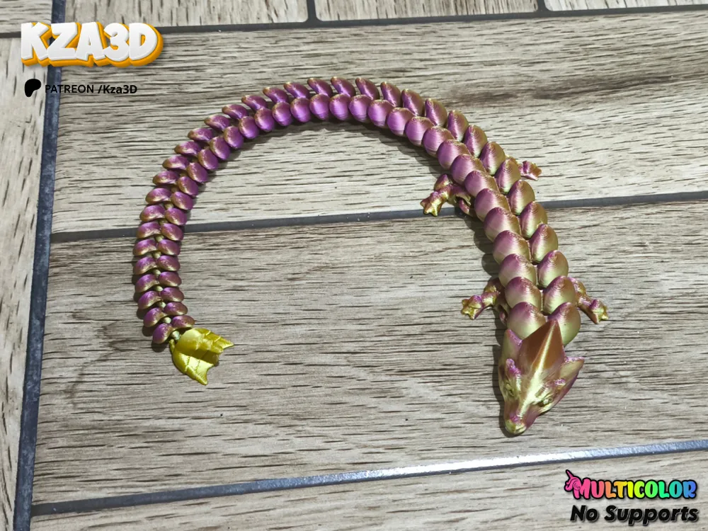 Articulated Big Love Arrow Dragon by Kza3D - MakerWorld