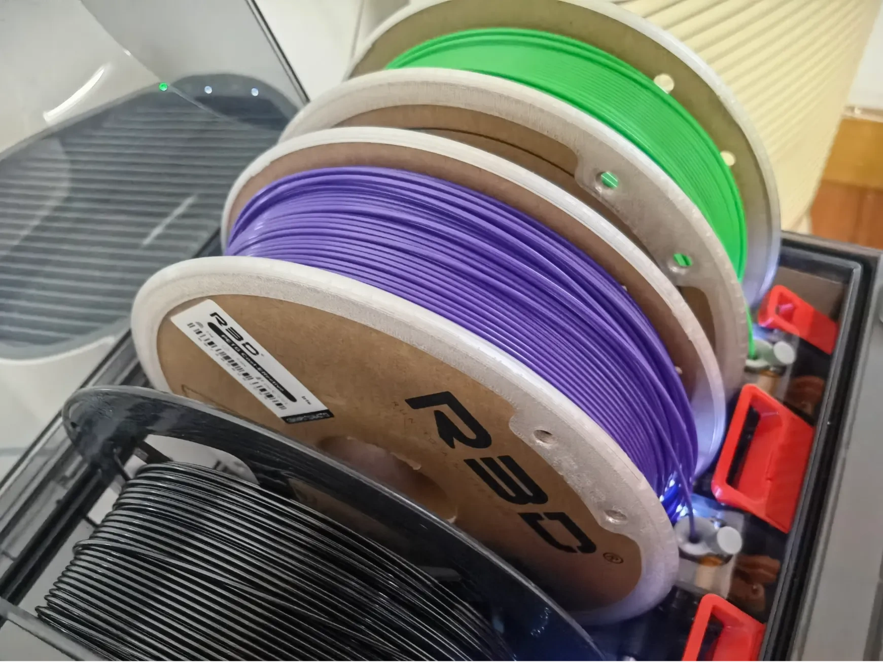 R3D paper spool frame, anti-abrasion for AMS Remixed by user_308125147 ...