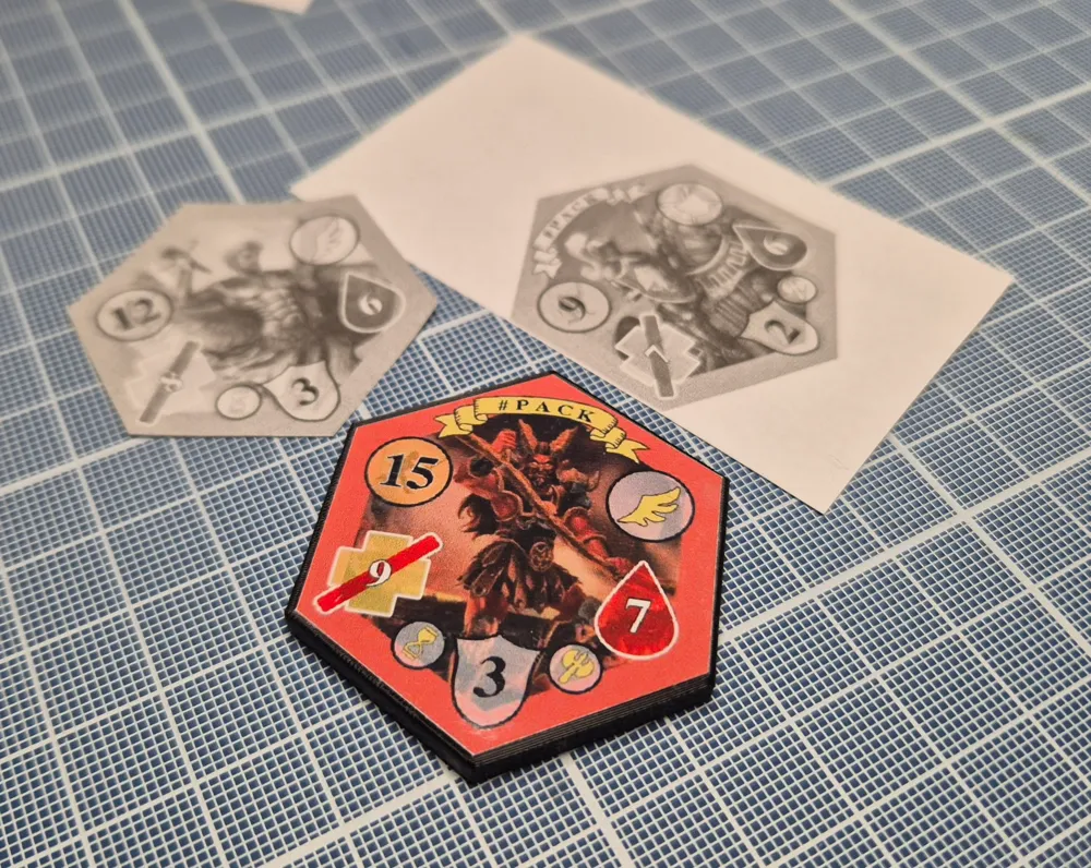 HoMM3 The Board Game Unit Token by varjujanos2 - MakerWorld