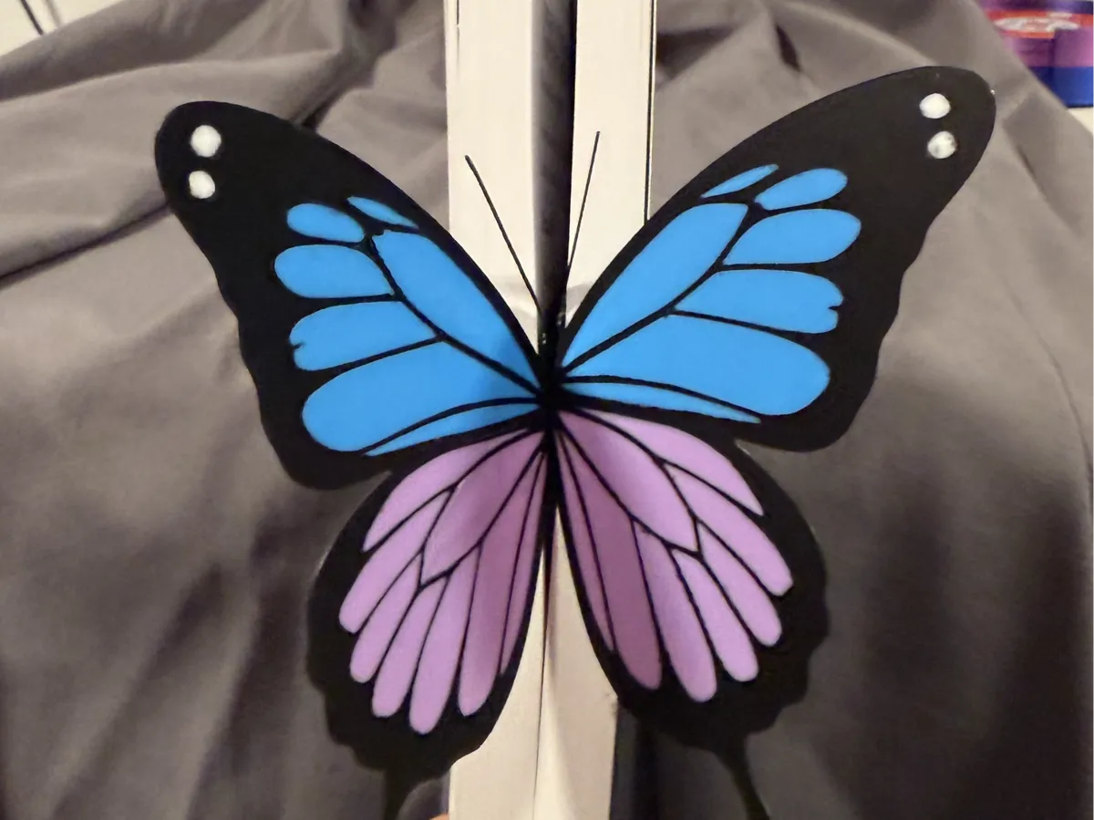 Marcapáginas de mariposa – Impresión plana convertida en 3D - Modelo de ...