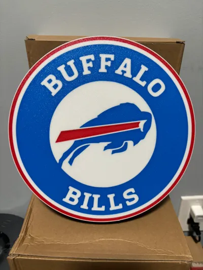 Buffalo Bills Light Box by stevesDesigns - MakerWorld