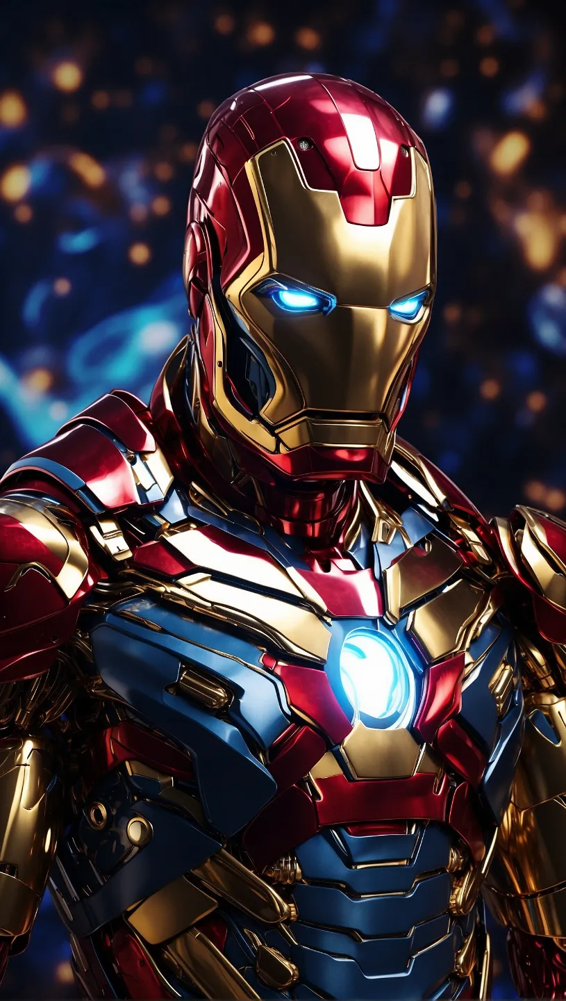 Iron man stand hueforge by Yulian_Nikolov - MakerWorld