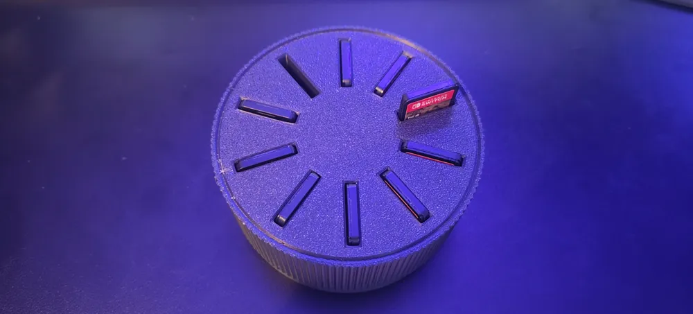 Modern Nintendo Switch Cartridge Carousel Storage - Free 3D Print Model ...