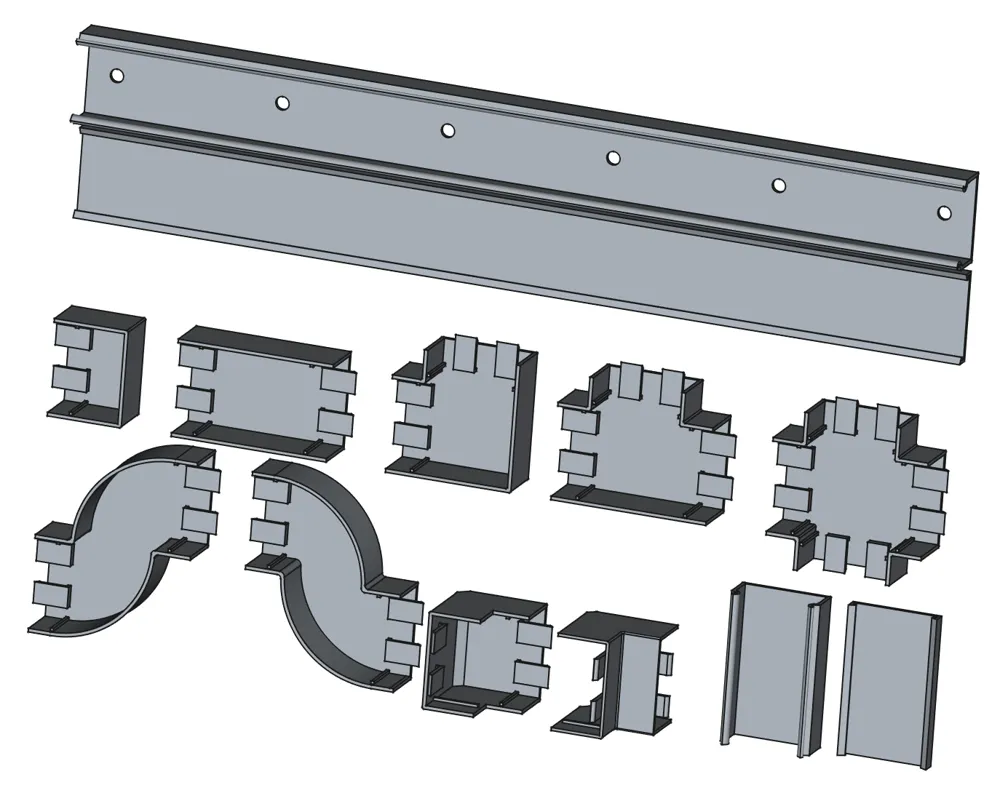 Modular Cable Management Duct by Develin MakerWorld: Download Free 3D ...
