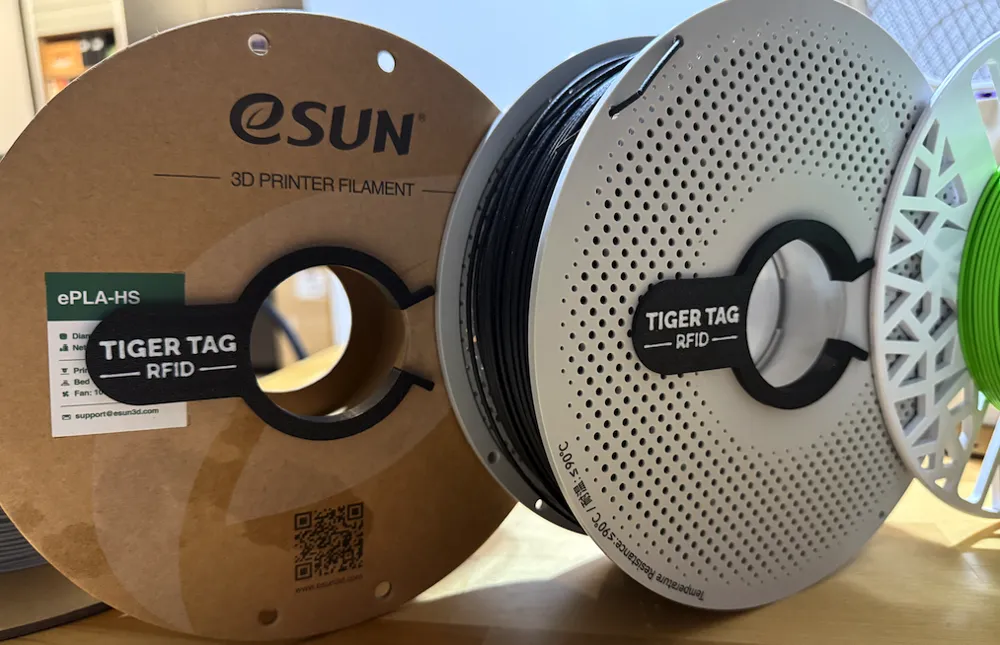 Best Clip RFID TigerTag Universal Filament Spools - Free 3D Print Model ...
