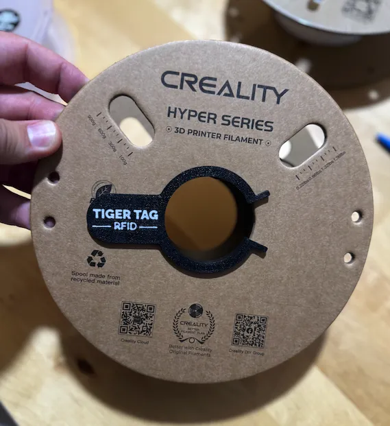 Best Clip RFID TigerTag Universal Filament Spools - Free 3D Print Model ...