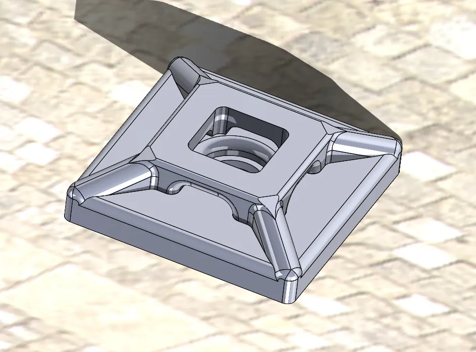 Adhesive or Screw Mount Zip Tie Anchor by ravenhuffacres - MakerWorld