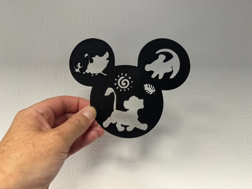 Decor Mickey shape - The Lion King - Disney by G3dFactory MakerWorld ...