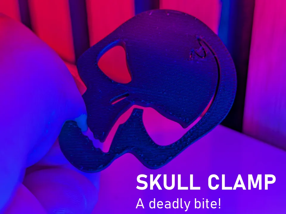 Skull Clamp - A deadly bite! by Kinky_Mistress - MakerWorld