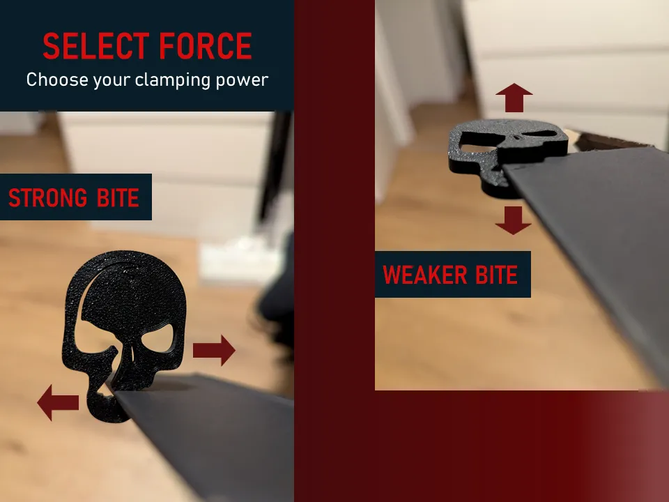 Skull Clamp - A deadly bite! by Kinky_Mistress - MakerWorld