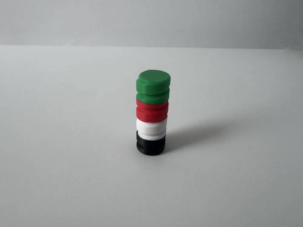 Quick AMS Color Test Print (multicolor 2 - 3 - 4) - Free 3D Print Model ...