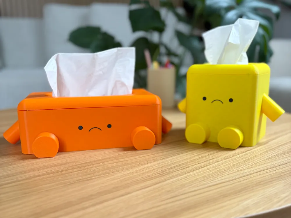 Sad :( Tissue Box - Happy Plants inspired - Free 3D Print Model ...
