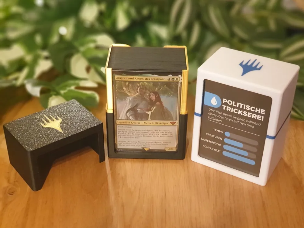 MTG 60+ Card Deck Box (double sleeved) by philhart - MakerWorld