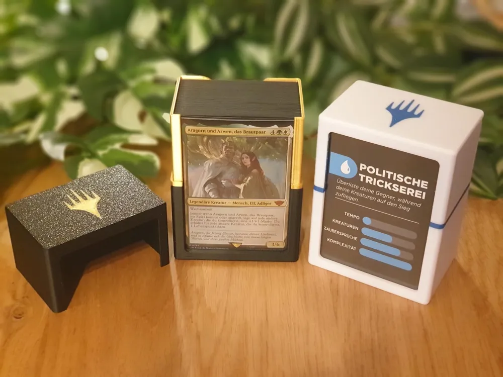 MTG 60+ Card Deck Box (double sleeved) - Free 3D Print Model - MakerWorld