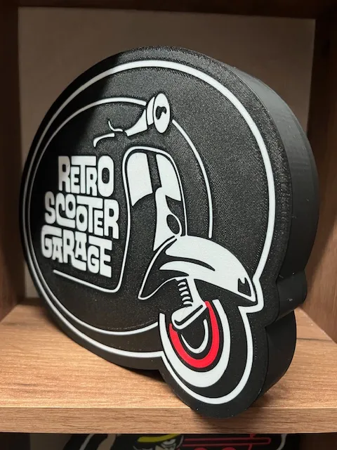 vespa retro scooter led light light by Vitormhs - MakerWorld
