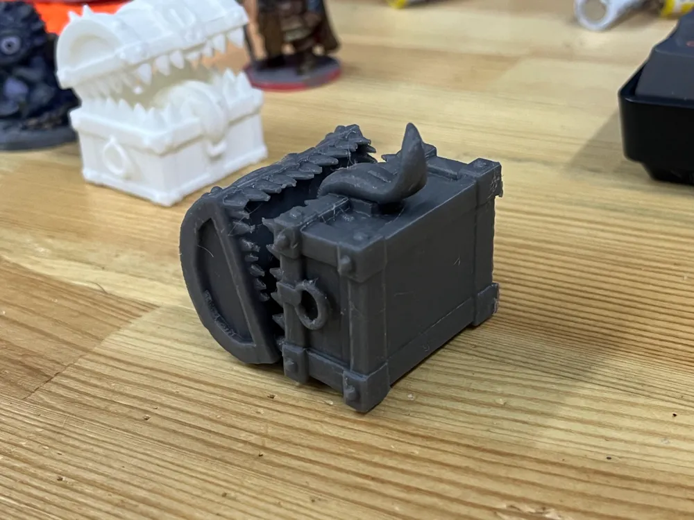 DnD Mimic Chest Monster | Fantasy RPG Prop for DnD by Redsing_ART ...