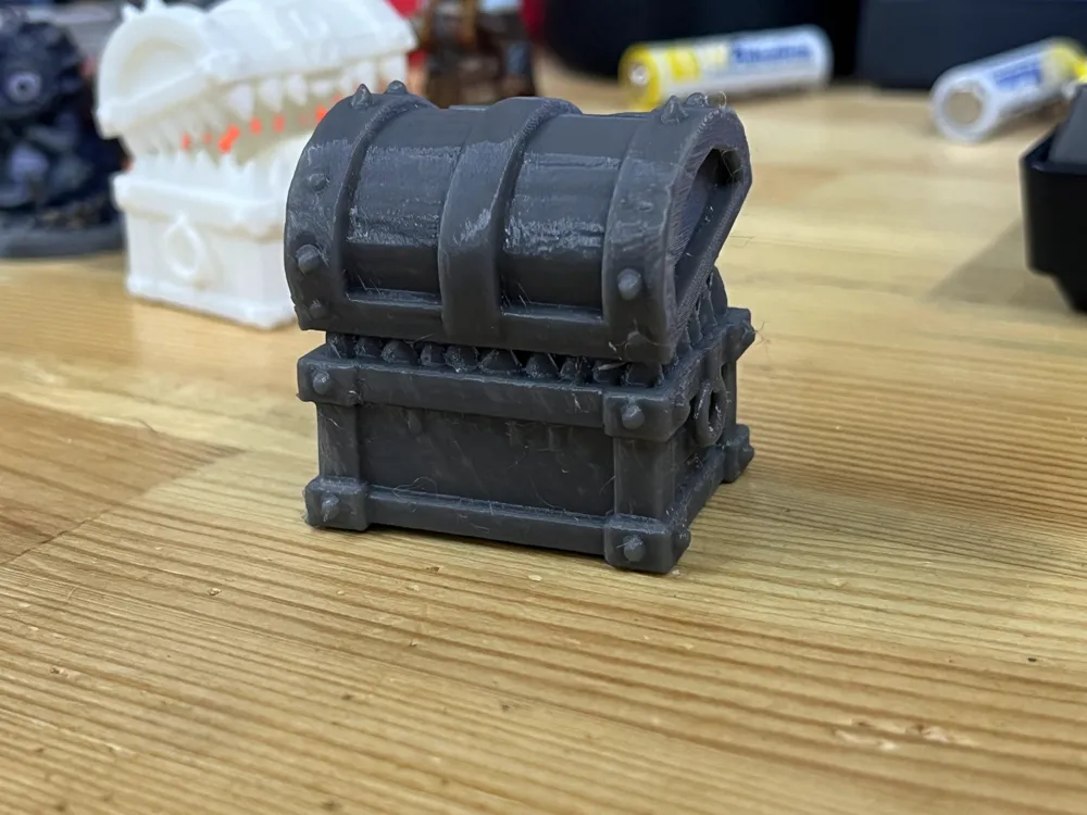 DnD Mimic Chest Monster | Fantasy RPG Prop for DnD by Redsing_ART ...