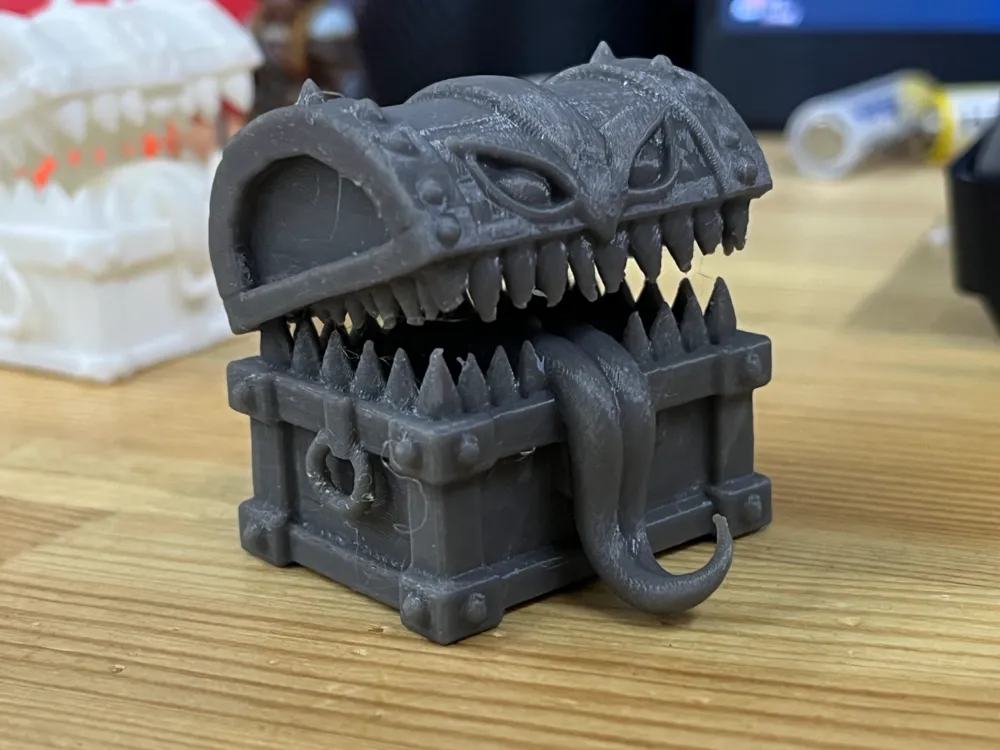 DnD Mimic Chest Monster | Fantasy RPG Prop for DnD by Redsing_ART ...