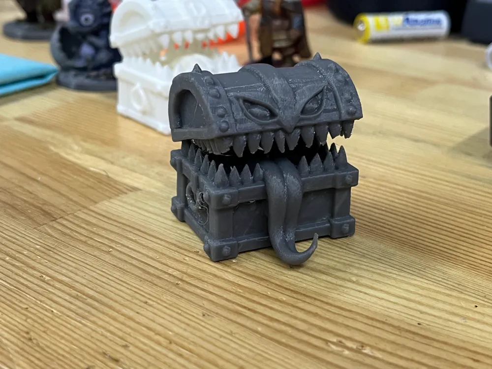 DnD Mimic Chest Monster | Fantasy RPG Prop for DnD by Redsing ...