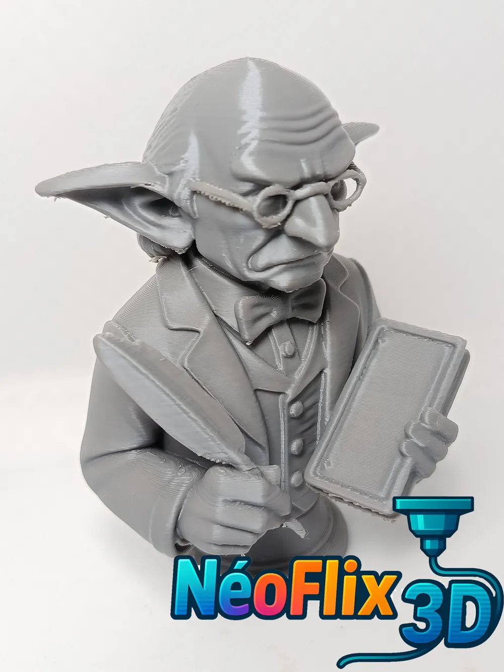 Harry Potter Goblin Banker Bust - Free 3D Print Model - MakerWorld