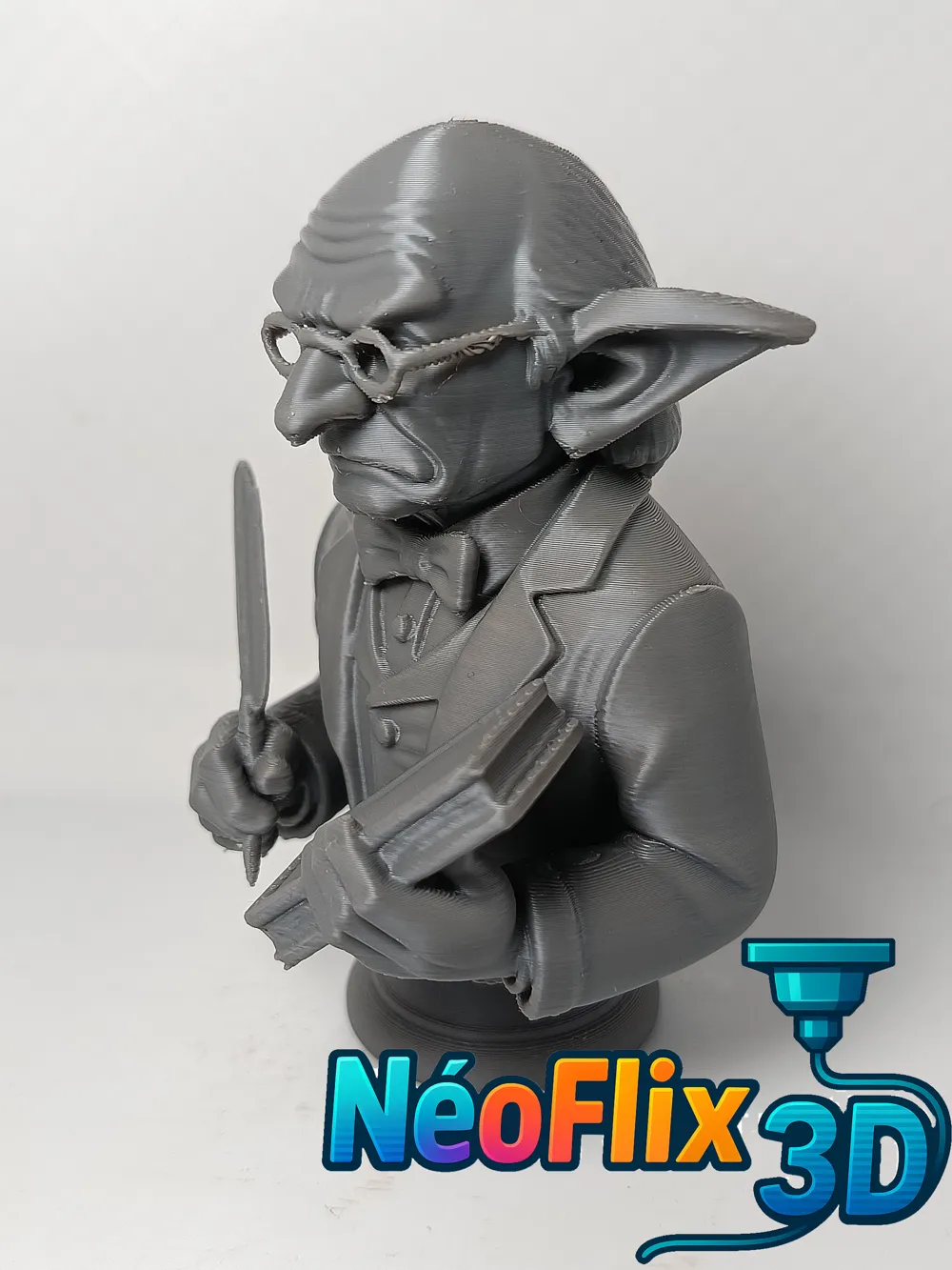 Harry Potter Goblin Banker Bust - Free 3D Print Model - MakerWorld