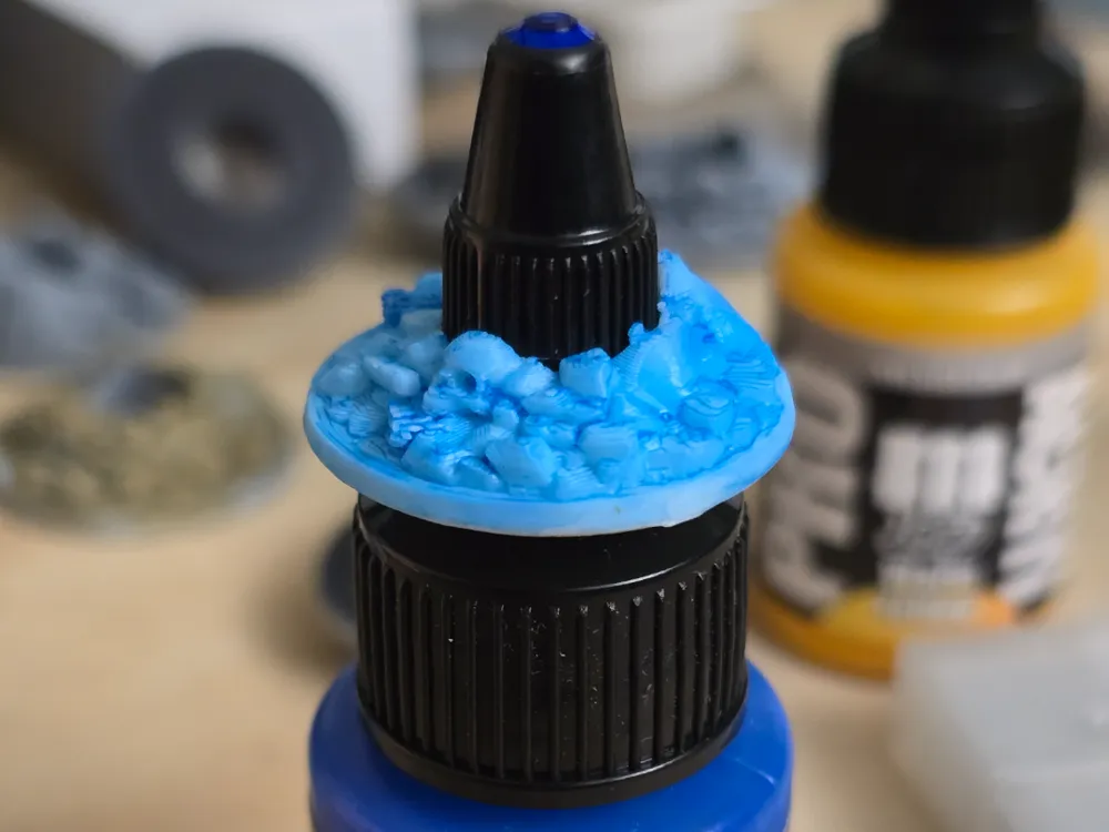 Pro Acryl 1step - Rubble Ring - Small - Free 3D Print Model - MakerWorld
