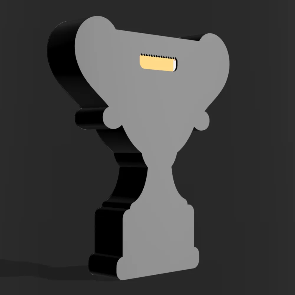 Basic Trophy EDITABLE Light Box by Shurdle3D MakerWorld: Download Free ...