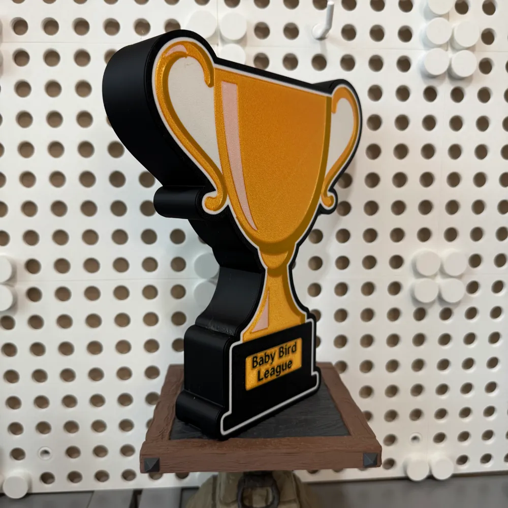 Basic Trophy EDITABLE Light Box by Shurdle3D MakerWorld: Download Free ...