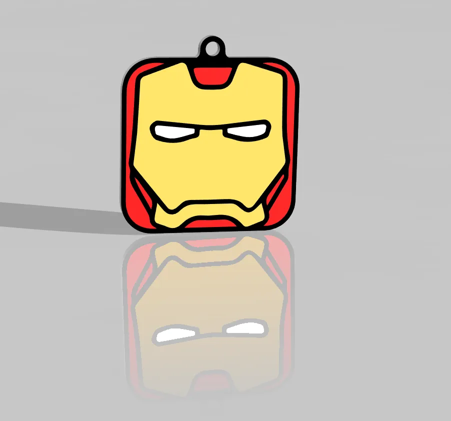 Iron-Man Avengers Keychain by tr3dcreations - MakerWorld