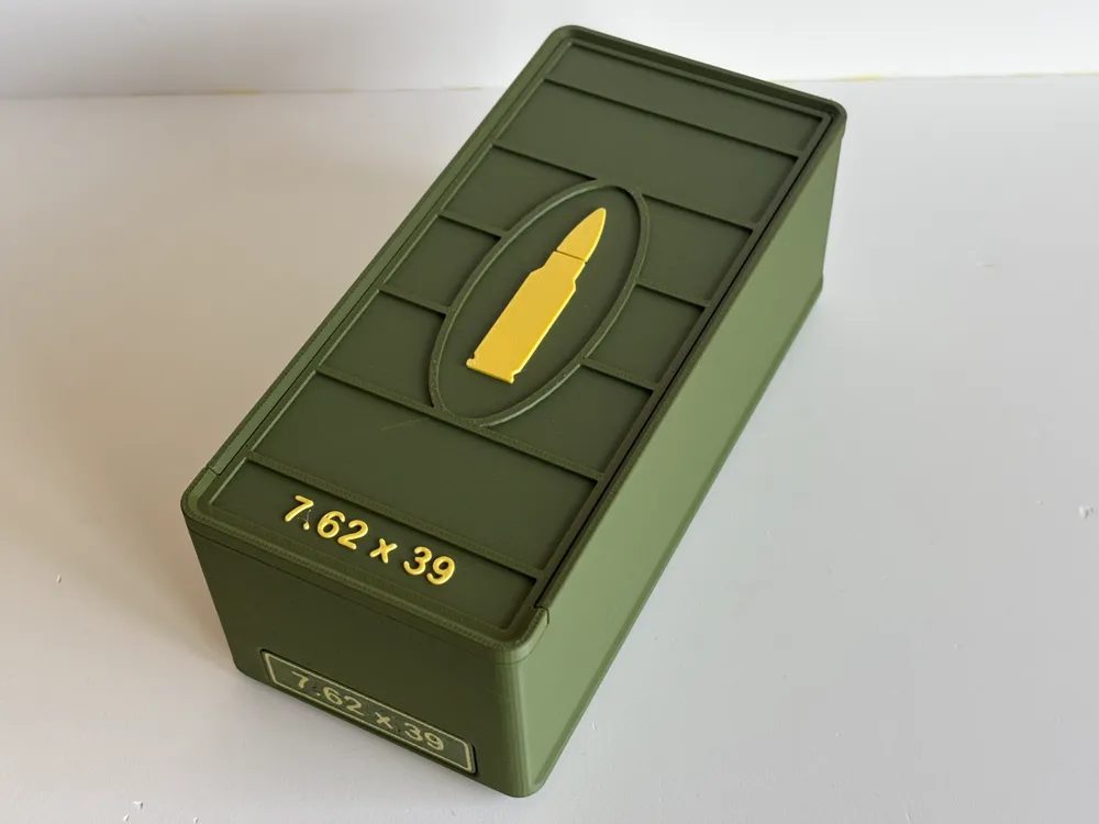 Ammo Storage Box 7.62x39mm 60 Rounds by Coconut MakerWorld: Download ...