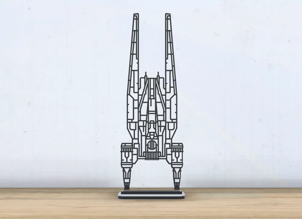 U-Wing - Star Wars - With Stand by JF-699 - MakerWorld