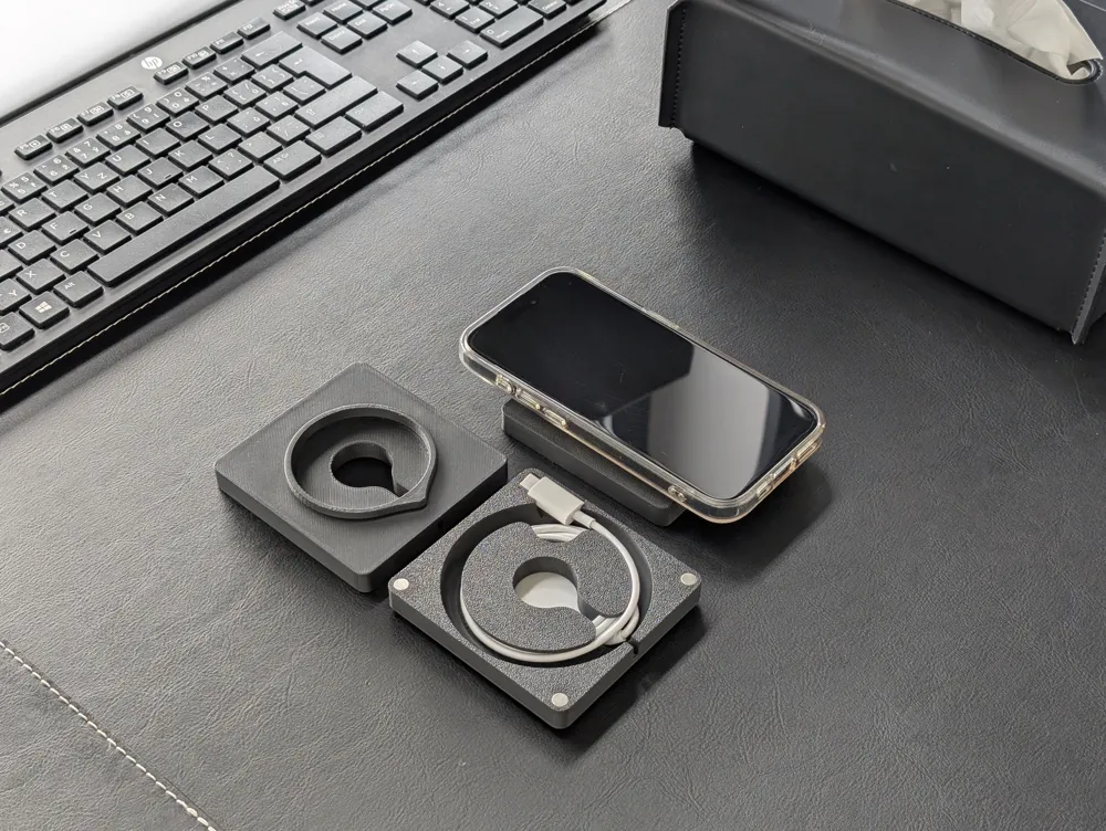 MagSafe iPhone Charger with Cable Management EDC by Minimal MakerWorld ...