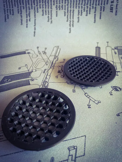 Honeycombs for Rifle Scope – Ø49.9mm - Free 3D Print Model - MakerWorld