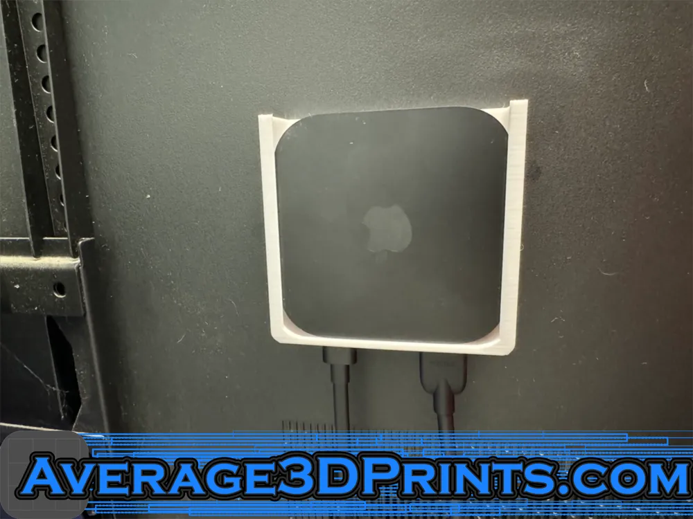 Apple TV 4K 3rd Gen - Mount - Free 3D Print Model - MakerWorld