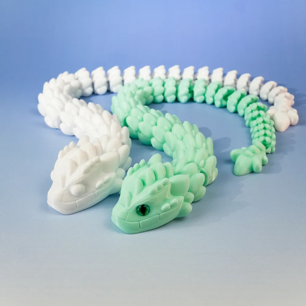 Articulated Cute Scale Snake02 - Free 3D Print Model - MakerWorld