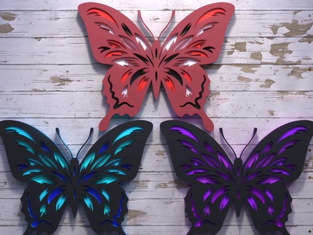 Customizable Butterfly V6 by LayerAtATime - MakerWorld