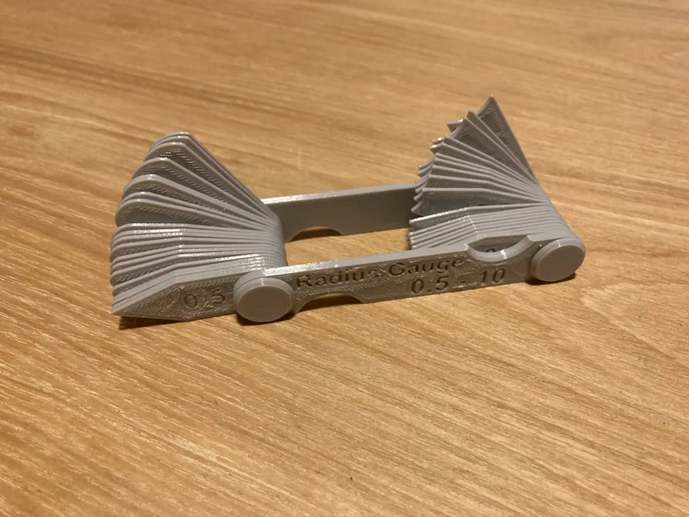 Radius Gauge 0,5-10mm and 10,5-20mm by MN Design MakerWorld: Download ...